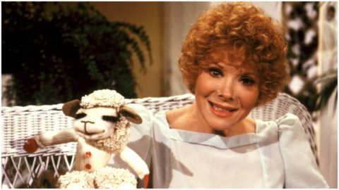 Mallory Lewis and Lamb Chop